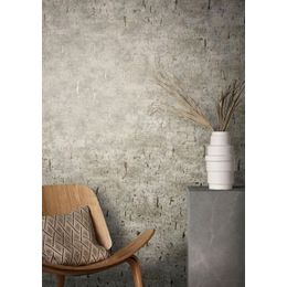 Vliestapete marburg, beige, B:0,7m L:10,05m, Vlies, Tapeten, moderne Tapete f&uuml;r Wohnzimmer Schlafzimmer K&uuml;che