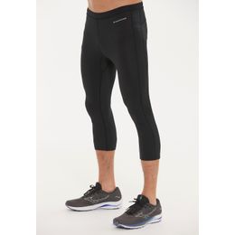 Lauftights Endurance "ZANE 3/4", Herren, Gr. S, US-Gr&ouml;&szlig;en, schwarz, 90% Polyester, 10% Elasthan, unifarben, normal, Hosen, mit feuchtigkeitsregulierende Materialien