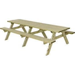 Garten-Essgruppe Plus "Kombim&ouml;bel, TOPSELLER", beige (natur), B:155cm H:71cm T:300cm, FSC-zertifizierter Holzwerkstoff, Stahl, Sitzm&ouml;bel-Sets, 300x155x71/45 cm, mit Klappsitzen