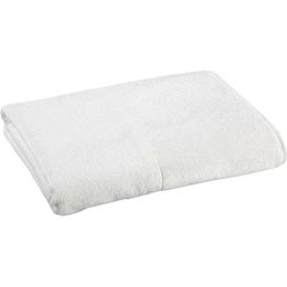 M&ouml;ve Duschtuch M&Ouml;VE "M&Ouml;VE Bamboo Luxe", wei&szlig; (snow), B:80cm L:150cm, Frottier, Obermaterial: 60% Baumwolle, 40% Viskose, Handt&uuml;cher, mit seidig gl&auml;nzenden Bord&uuml;ren