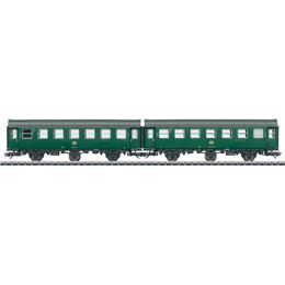 M&auml;rklin Personenwagen M&Auml;RKLIN "M&auml;rklin Personenwagen-Paar - 43186", gr&uuml;n, Modelleisenbahn-Fahrzeuge, KinderB:3,5cm H:5cm L:30,5cm, Kunststoff, Metall, Made in Europe, B:3,5cm H:5cm L:30,5cm
