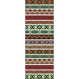 Vinyltapete queence "Quarr", bunt, B:0,9m L:2,5m, Vinyl, Tapeten, 90x250cm, selbstklebend, kinderleichte Anbringung,, Sticker