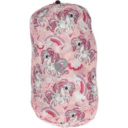 Trekkingschlafsack ZIGZAG "Ghandruk", pink (pink, wei&szlig;), Schlafs&auml;cke, Kinder, 100% Polyester, in leichter und w&auml;rmender Qualit&auml;t f&uuml;r Kinder