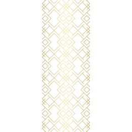 Vinyltapete queence "Lilia", wei&szlig;, B:0,9m L:2,5m, Vinyl, Tapeten, 90x250cm, selbstklebend, kinderleichte Anbringung,, Sticker
