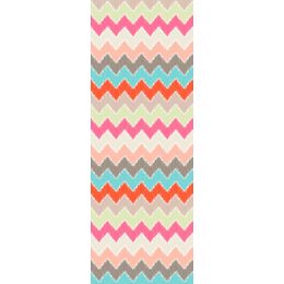 Vinyltapete queence "Olivia", bunt, B:0,9m L:2,5m, Vinyl, Tapeten, 90x250cm, selbstklebend, kinderleichte Anbringung,, Sticker