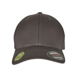 Flex Cap Flexfit "Flexfit Unisex Flexfit Organic Cotton Cap", Gr. L/XL, schwarzgrau, 98% Baumwolle, 2% Elasthan, unifarben, Caps