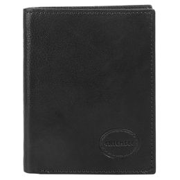 Geldb&ouml;rse Chiemsee, Damen, schwarz, Leder, unifarben, Kleinlederwaren, echt Leder