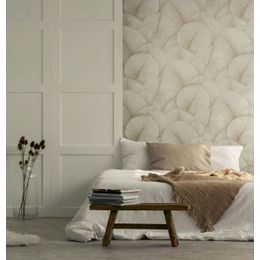 Vliestapete marburg "Blissful Botanics", beige, B:0,53m L:10,05m, Vlies, Tapeten, moderne Tapete f&uuml;r Wohnzimmer Schlafzimmer K&uuml;che