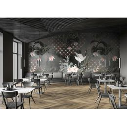 Fototapete marburg "Belinda", gr&uuml;n, B:2,65m L:3,4m, Vlies, Tapeten, moderne Tapete f&uuml;r Wohnzimmer Schlafzimmer K&uuml;che