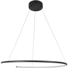 NOVA LUCE LED-H&auml;ngeleuchte "BREDA", schwarz, 1, &Oslash; 70cm H: 200cm, 1 Stk., Leuchten