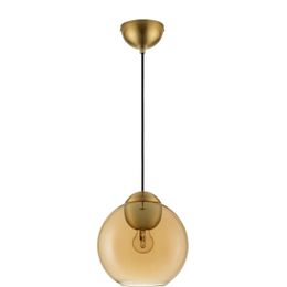 NOVA LUCE H&auml;ngeleuchten "MIDORI", gold, 1, &Oslash; 24cm, 1 Stk., Leuchten, Ohne Leuchtmittel