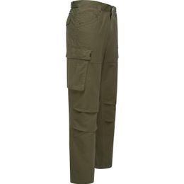 Cargohose Ragwear "Merly Long", Damen, Gr. 32, Normalgr&ouml;&szlig;en, gr&uuml;n (olivgr&uuml;n), Material: 100% Baumwolle, bequem lang, Hosen Cargohose, modische Herren Cargo mit gro&szlig;en Pattentaschen