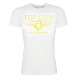T-Shirt Top Gun "Beach TG20191071", Herren, Gr. 54XL, gelb, Obermaterial: 100% Baumwolle, Shirts T-Shirt