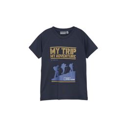 T-Shirt Color Kids "T-Shirt COTshirt", Jungen, Gr. 122, blau (total eclipse), Obermaterial: 90% Polyester PES. 10% Elasthan EL., Shirts T-Shirt