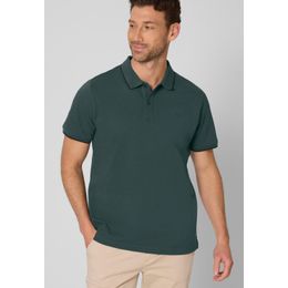 Poloshirt Street One MEN, Damen, Gr. L (42), sea gr&uuml;n, Web, 100% Baumwolle, unifarben, normal normal, hoch geschlossener Ausschnitt, abgesteppt, Shirts, aus reiner Baumwolle