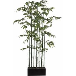 Kunstbambus Creativ green "Bambus Raumteiler", gr&uuml;n, B:40cm H:180cm T:16cm, Kunststoff, Polyester, Kunstpflanzen