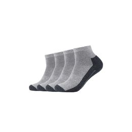 Sportsocken Camano "Sportsocken kurz Atmungsaktiv Bequem Perfekte Passform", Herren, Gr. 39-42, grau, 53% Baumwolle, 26% Polyester, 19%Polyamid, 2% Elasthan, Colorblocking, Socken Sportsocken
