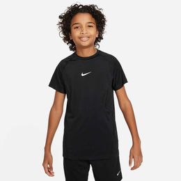 T-Shirt Nike "B NP DF SS TOP 24", Jungen, Gr. S (128/134), schwarz, wei&szlig;, Obermaterial: 89% Polyester, 11% Elasthan, Shirts T-Shirt, sportlicher Schnitt, f&uuml;r Fitness, schwei&szlig;ableitend