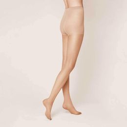 Feinstrumpfhose Kunert "Strumpfhose Glatt & Softig 20", Damen, Gr. 36-38, braun (cashmere 0540), Obermaterial: 100% Polyamid PA., Strumpfhosen Feinstrumpfhose