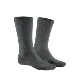 Socken Kunert "Socke Homesocks ABS", Damen, Gr. 39-42, grau (anthra meliert 8130), Obermaterial: 75% Schurwolle WV. 23% Polyamid PA. 2% Elasthan EL., Socken Socken