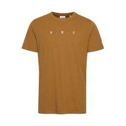 !Solid T-Shirt SOLID "T-Shirt SDDain", Herren, Gr. XXL, braun (cinnamon), Obermaterial: 100% Baumwolle CO., Shirts T-Shirt