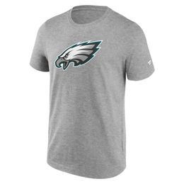 T-Shirt Fanatics "Fanatics T-Shirt Philadelphia Eagles Primary Logo Graphic", Damen, Gr. L, grau, 100% Baumwolle, Shirts T-Shirt