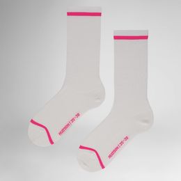 Socken Hudson "Socke Fancy Sport", Damen, Gr. 35-38, lila (hot pink 0954), Obermaterial: 78% Baumwolle CO. 20% Polyamid PA. 2% Elasthan EL., Socken Socken