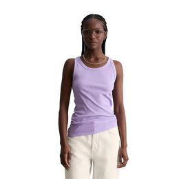 Marc O'Polo T-Shirt MARC O'POLO DENIM "aus Bio-Baumwoll-Stretchjersey", Damen, Gr. L, wild orchid, Obermaterial: 96% Baumwolle, 4% Elasthan, unifarben, slim fit, Rundhals, Shirts T-Shirt