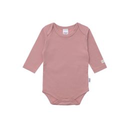 Body Liliput, Jungen, Gr. 50/56, EURO-Gr&ouml;&szlig;en, rosa, 100% Baumwolle, unifarben, normal, Rundhals, Bodys Body, mit kleinem Patch am Arm
