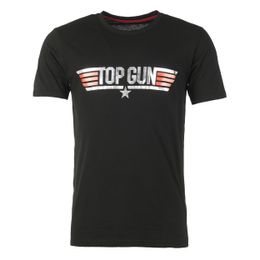T-Shirt Top Gun "PP201008", Herren, Gr. 52L, schwarz, Obermaterial: 100% Baumwolle, Shirts T-Shirt