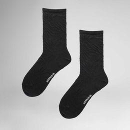 Socken Hudson "Socke Palm", Damen, Gr. 35-38, schwarz (schwarz 0005), Obermaterial: 82% Baumwolle CO. 15% Polyamid PA. 3% Elasthan EL., Socken Socken