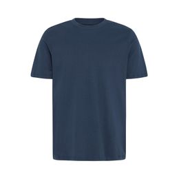 Rundhalsshirt Blend "Rundhalsshirt BHVAGO", Herren, Gr. L, blau (marineblaus), Obermaterial: 100% Baumwolle CO., Shirts Rundhalsshirt