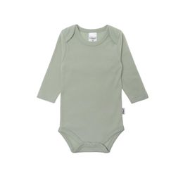Body Liliput "Body", Jungen, Gr. 50/56, EURO-Gr&ouml;&szlig;en, gr&uuml;n, 100% Baumwolle, unifarben, kurz, Rundhals, Bodys Body, mit Amineck-Ausschnitt