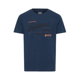 Rundhalsshirt Blend "Rundhalsshirt BHDoppler", Damen, Gr. XL, blau (mood indigo blau), Obermaterial: 100% Baumwolle CO., Shirts Rundhalsshirt
