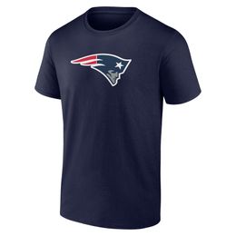 T-Shirt Fanatics "Fanatics T-Shirt New England Patriots Primary Logo Graphic", Jungen, Gr. L, blau, 100% Baumwolle, Shirts T-Shirt