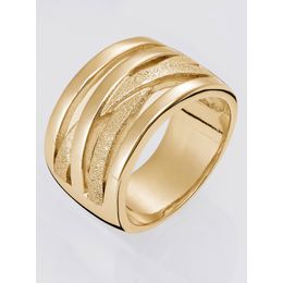 Fingerring Lady Gr. 18, silber (silber vergoldet 925), Fingerringe, Damen, 18, Silber 925 (Sterlingsilber), Fingerring