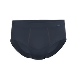 Slip Ammann "Slip mit Eingriff Day Classic / Feinripp Premium", Herren, Gr. 8, blau (nightblau), Obermaterial: 100% Baumwolle CO., Unterhosen Slip