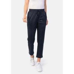 Sporthose STOOKER WOMEN "Baumwollstretch Sporthose", Herren, Gr. 44/46, blau (navy), Sweatware, 55% Polyester, 45% Baumwolle, gerade lang, Hosen Sporthose, Sporthose Regular Fit Sport Baumwollgemisch f&uuml;r Damen