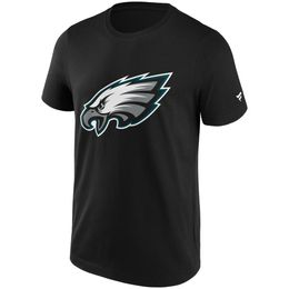 T-Shirt Fanatics "Fanatics T-Shirt Philadelphia Eagles Primary Logo Graphic", Jungen, Gr. M, schwarz, 100% Baumwolle, Shirts T-Shirt