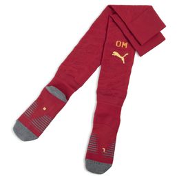 Fu&szlig;ball Stutzenstr&uuml;mpfe Puma "Olympique de Marseille 25/26 Torwartsocken Herren", Herren, Gr. 3.5-6, gelb (schwarz crimson sunny gelb rot), 65% Polyester, 20% Polyamid, 13% Baumwolle, 2% Elasthan, Socken