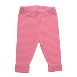 Leggings Liliput, M&auml;dchen, Gr. 50/56, EURO-Gr&ouml;&szlig;en, pink (rosa), 95% Baumwolle, 5% Polyester, gestreift, Hosen Leggings, mit elastischem B&uuml;ndchen