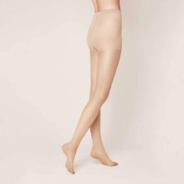 Feinstrumpfhose Kunert "Strumpfhose Glatt & Softig 20", Damen, Gr. 36-38, beige (teint 3520), Obermaterial: 100% Polyamid PA., Strumpfhosen Feinstrumpfhose