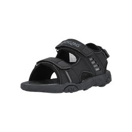 Sandale ZIGZAG "Nung", M&auml;dchen, Gr. 28, schwarz, Polyurethane, Schuhe Sandale, mit sto&szlig;d&auml;mpfender Eigenschaft