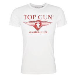 T-Shirt Top Gun "Beach TG20191071", Herren, Gr. 56XXL, rot, Obermaterial: 100% Baumwolle, Shirts T-Shirt
