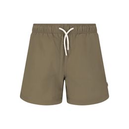 Badeshorts NOU "Eyemouth jr. V2", Kinder, Gr. 152, EURO-Gr&ouml;&szlig;en, gr&uuml;n, olivgr&uuml;n, 100% Polyamid, Badehosen Badeshorts, mit integrierter Innenhose