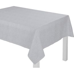 Tischdecke WIRTH "Torbole" Gr. 2, grau, B:120cm L:120cm, Baumwolle, Polyester, Tischdecken, Tischdecke