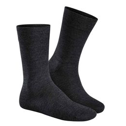 Socken Hudson "Socke Relax Woolmix Clima", Damen, Gr. 39-42, schwarz (schwarz 0005), Obermaterial: 53% Baumwolle CO. 42% Schurwolle WV. 4% Polyamid PA. 1% Elasthan EL., Socken Socken