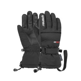 Skihandschuhe Reusch "Connor R-TEX XT Junior", Kinder, Gr. 3,5, schwarz-wei&szlig; (schwarz, wei&szlig;), 87% Polyester, 11% Polyurethan, 2% Elasthan, mehrfarbig, Handschuhe, in wasserdichter und atmungsaktiver Qualit&auml;t