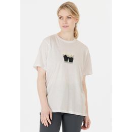 T-Shirt WHISTLER "Hockley", Damen, Gr. 40, wei&szlig; (altwei&szlig;), 100% Baumwolle, bedruckt, normal, Rundhals, Shirts T-Shirt, mit atmungsaktiver Eigenschaft