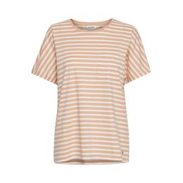 T-Shirt oxmo "T-Shirt OXSteffi", Damen, Gr. XS, rosa (mahogany rose), Obermaterial: 100% Baumwolle CO., Shirts T-Shirt